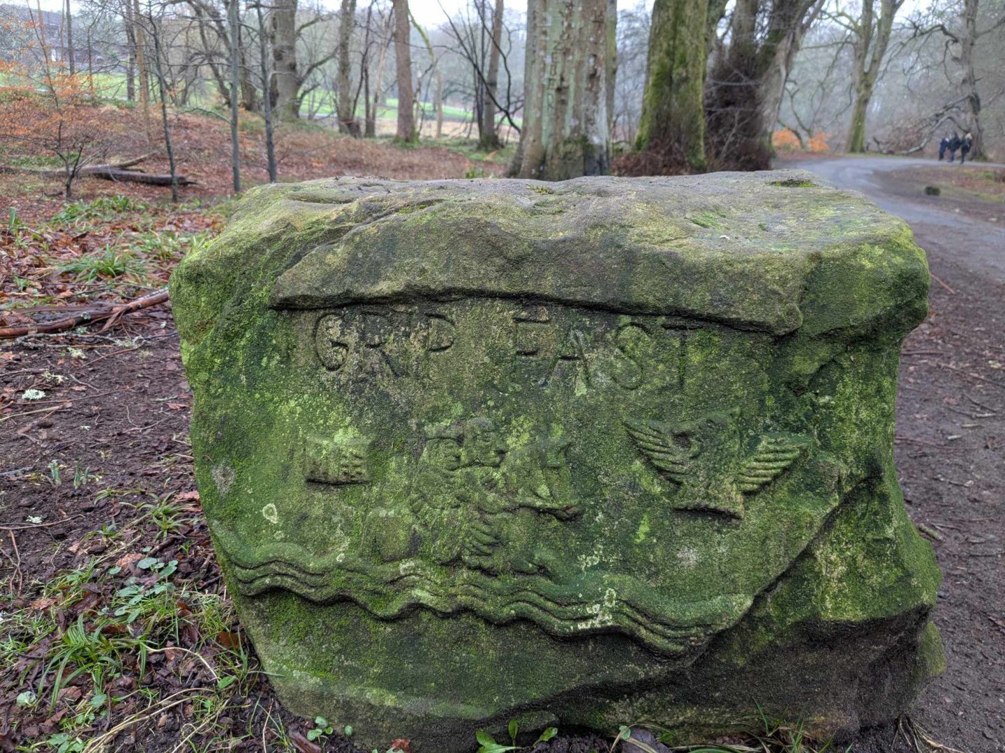 What did I find at derelict Bishop's Palace on Fetternear Estate?