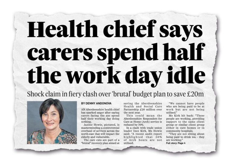 Efforts already launched to privatise care in Aberdeenshire