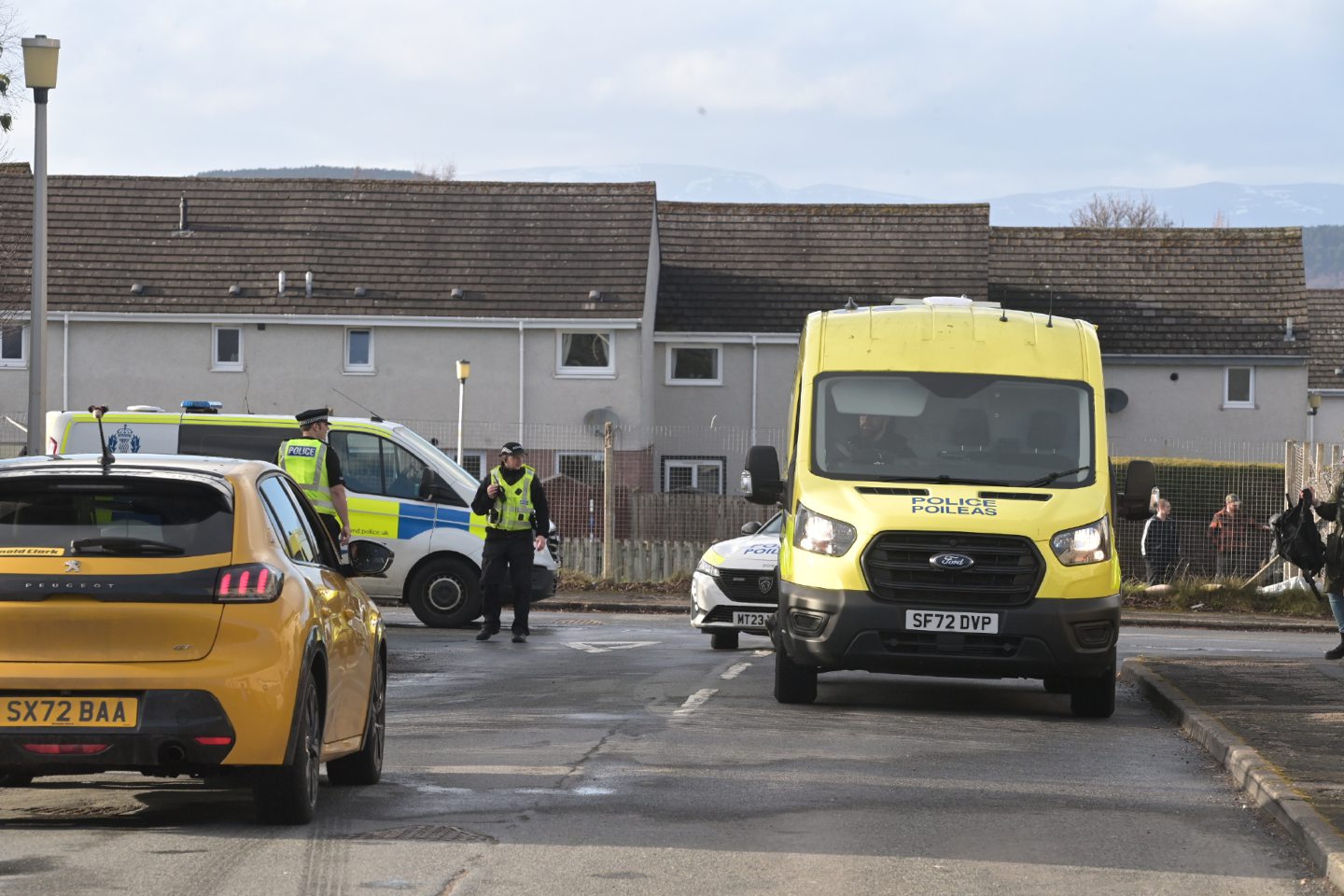 Man 'with blunt weapon' arrested after Inverness 'disturbance'