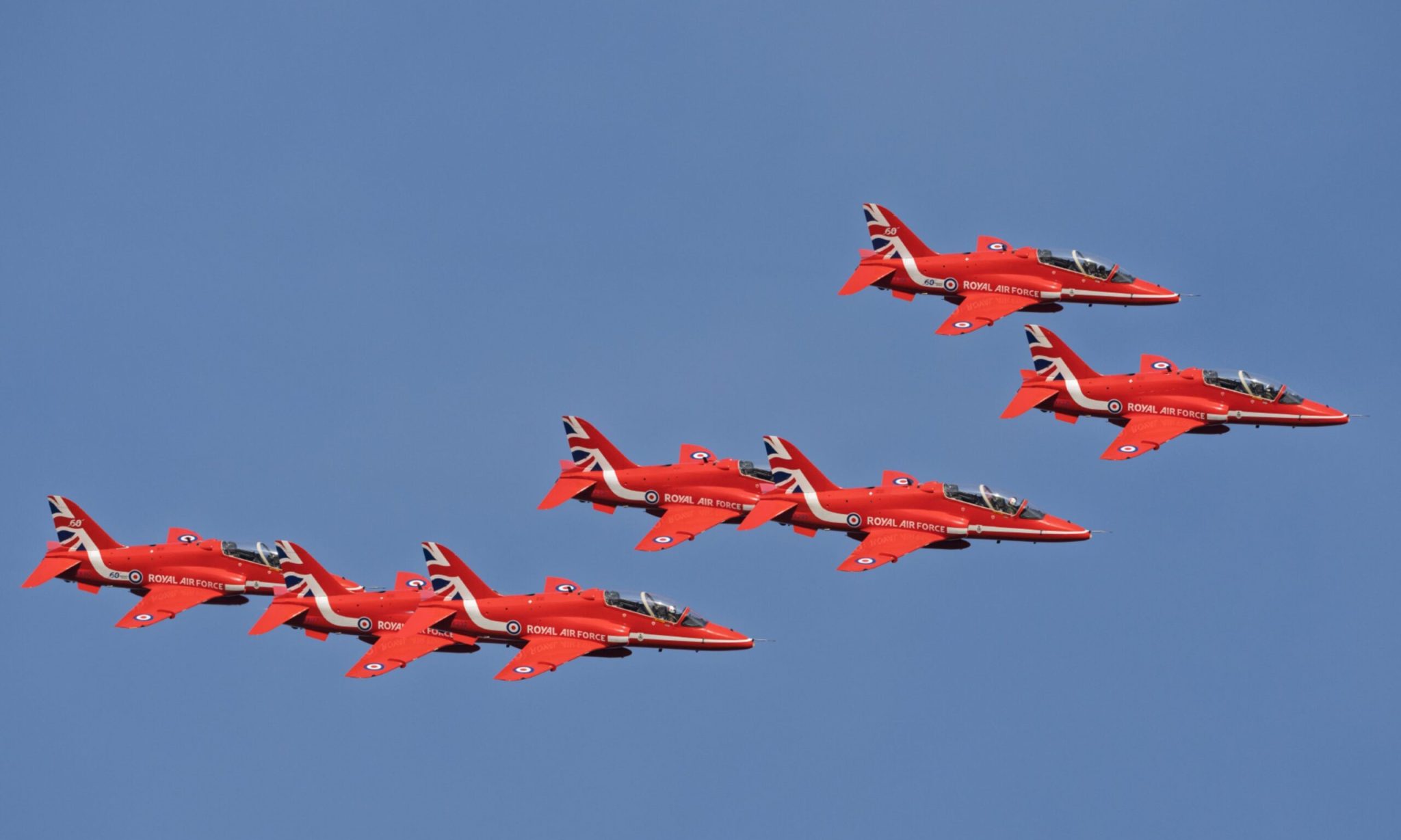 Red Arrows begin training over RAF Lossiemouth