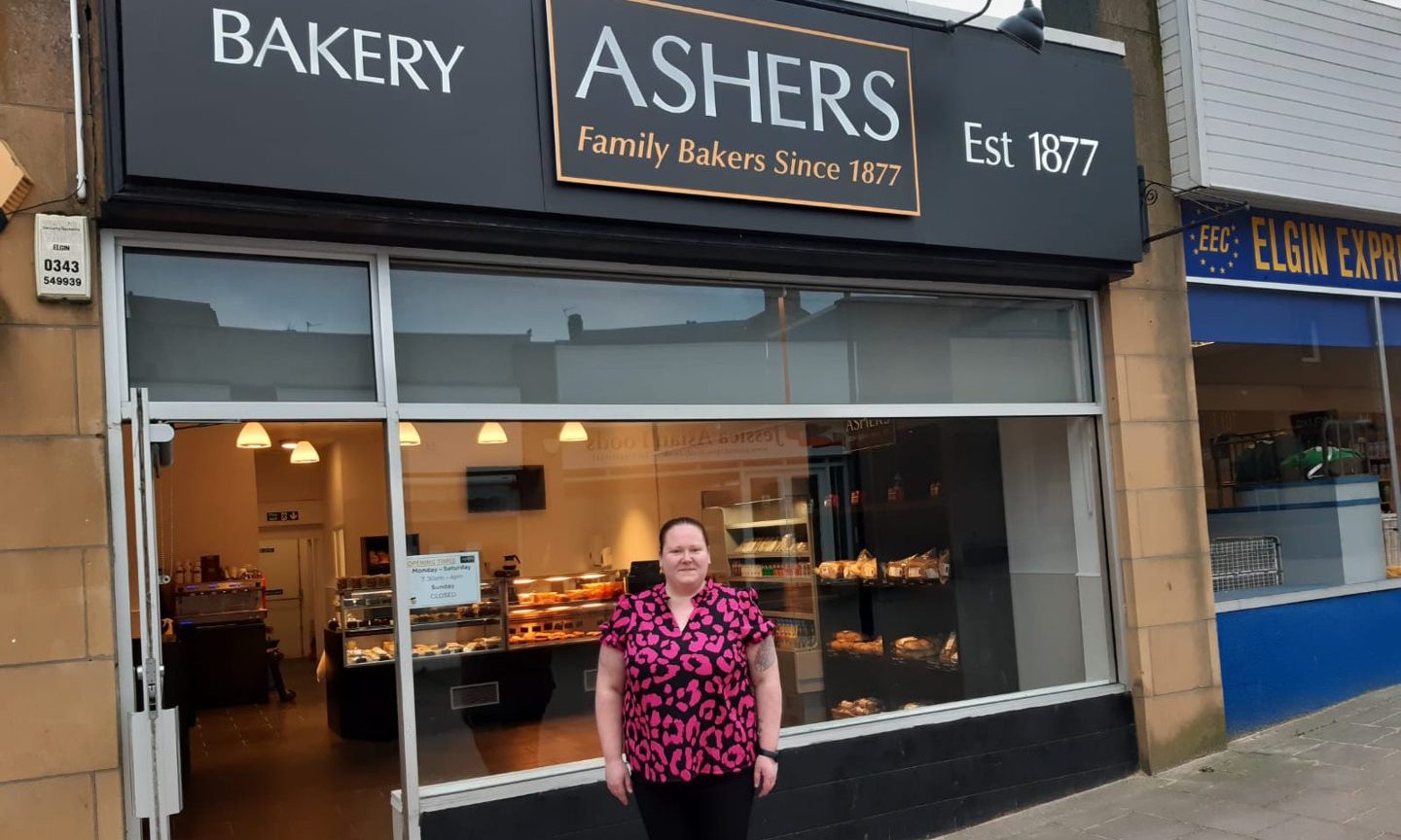 Ashers open new Elgin shop
