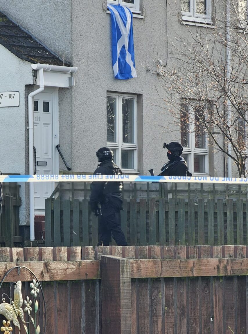 Man 'with blunt weapon' arrested after Inverness 'disturbance'
