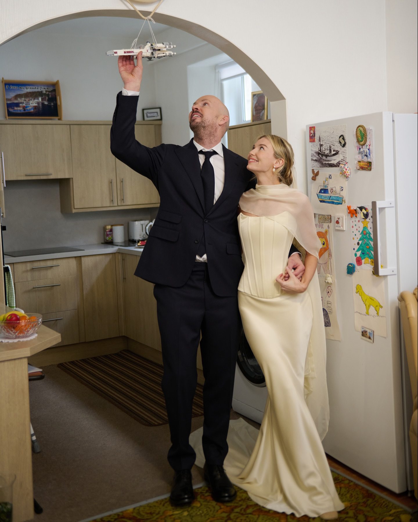 New photos of Toff and James Watt before Gardenstown wedding