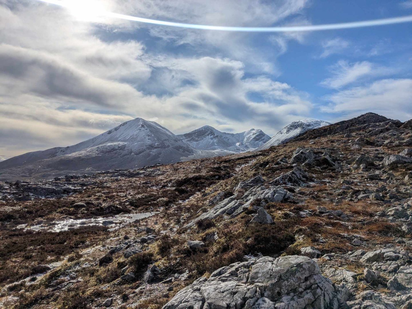 Hiking Britain's only waymarked mountain trail at Beinn Eighe