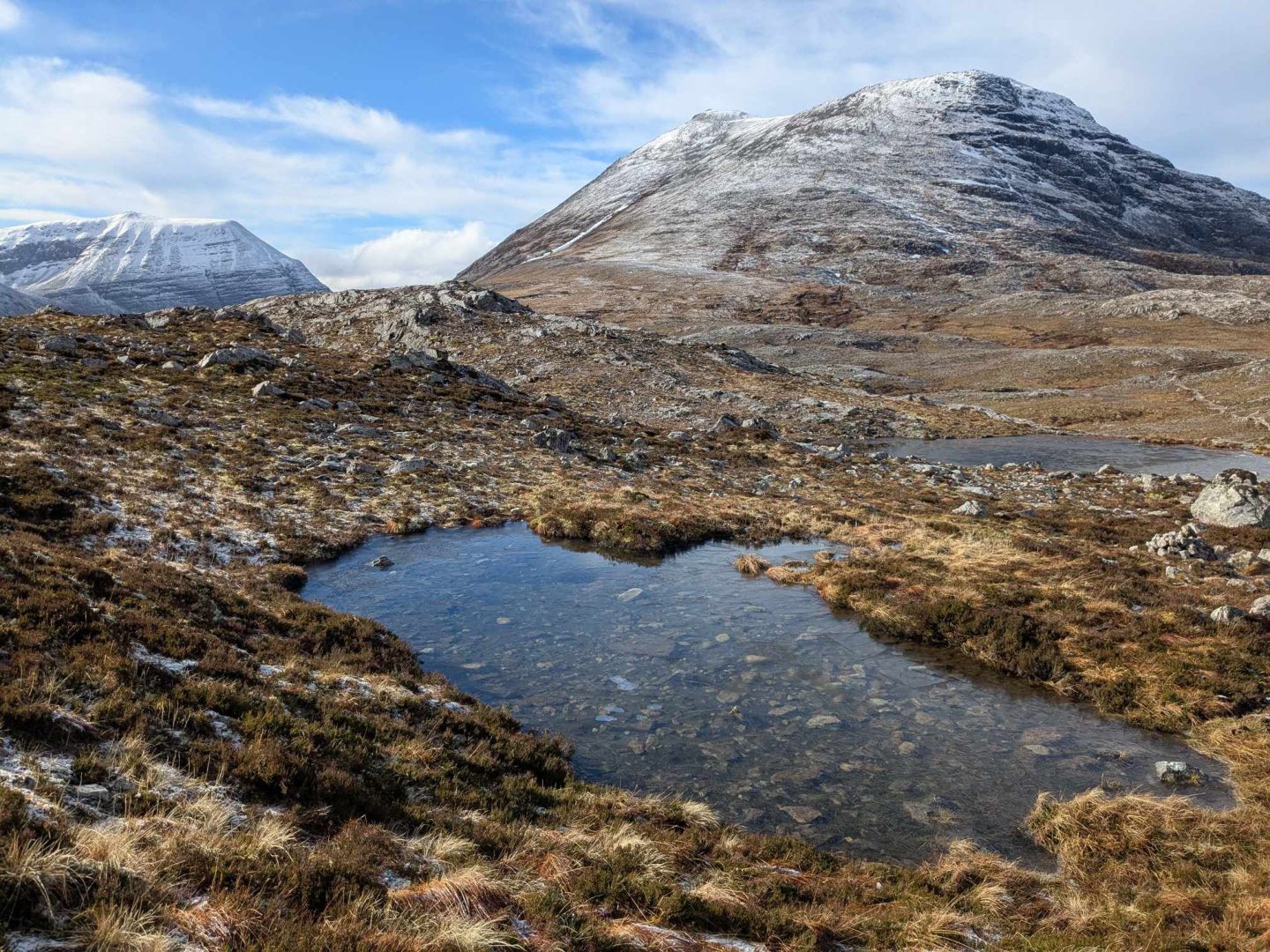 Hiking Britain's only waymarked mountain trail at Beinn Eighe