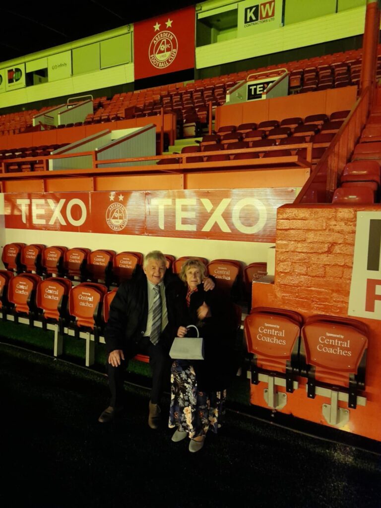 Aberdeen grandma given VIP Pittodrie treatment on surprise night