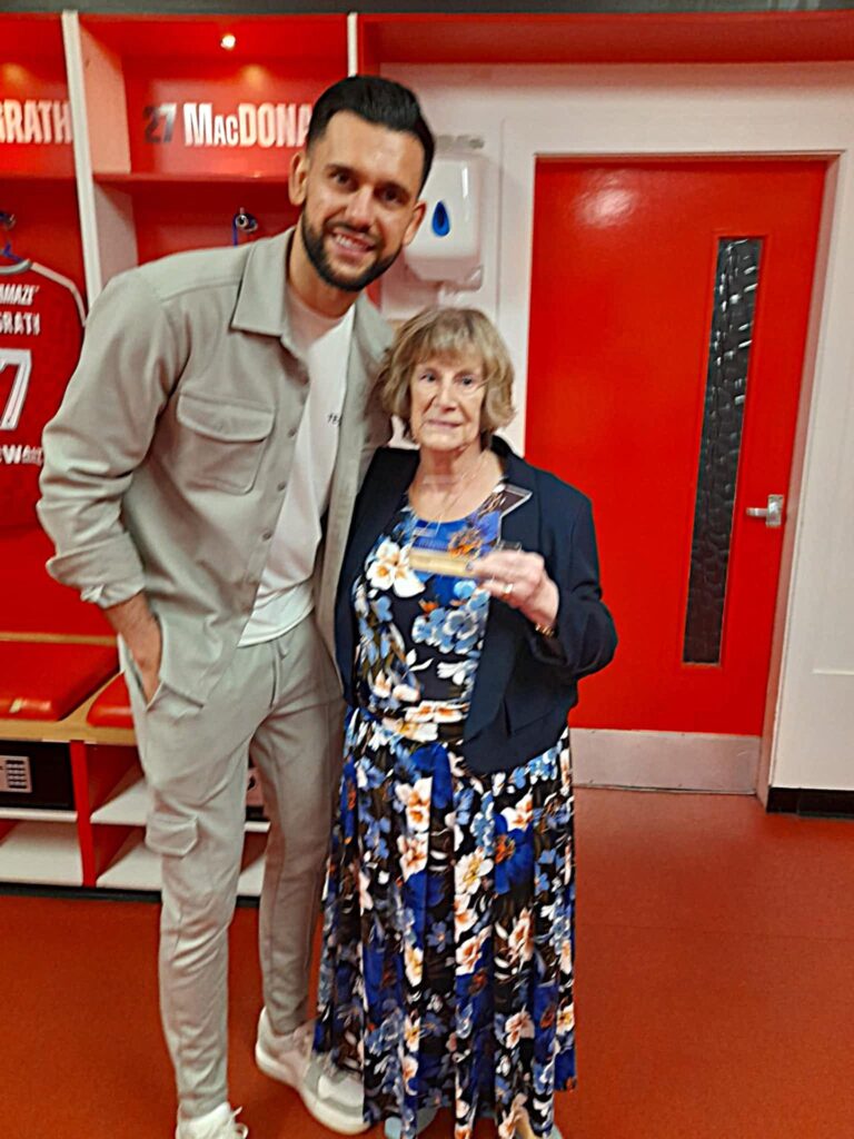 Aberdeen grandma given VIP Pittodrie treatment on surprise night
