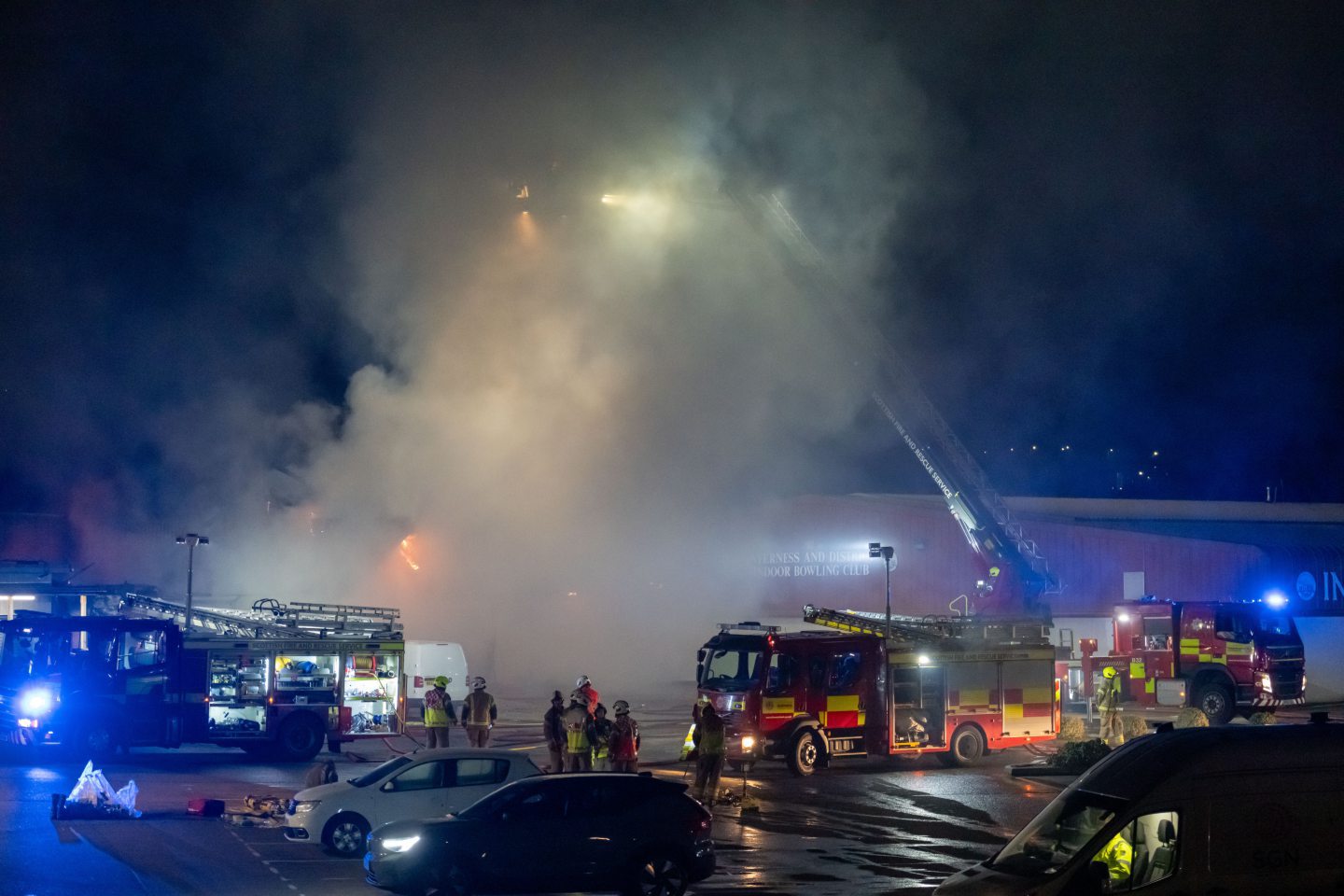 'Devastating' fire hits Inverness business park