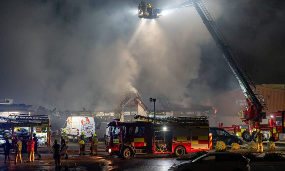'Devastating' fire hits Inverness business park