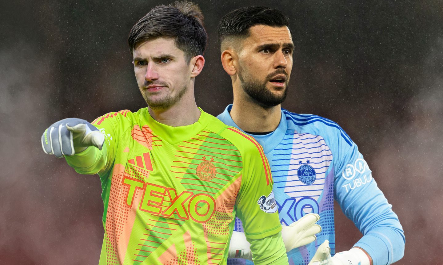 Aberdeen FC goalkeeper analysis - Dimitar Mitov v Ross Doohan