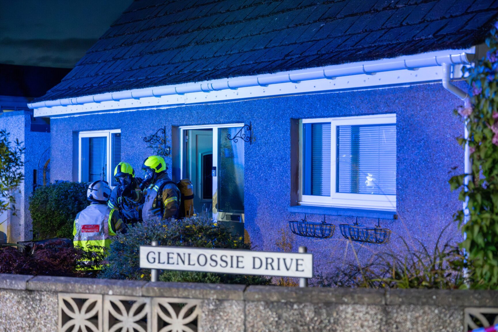Elgin street cordoned-off as fire crews respond to blaze at house