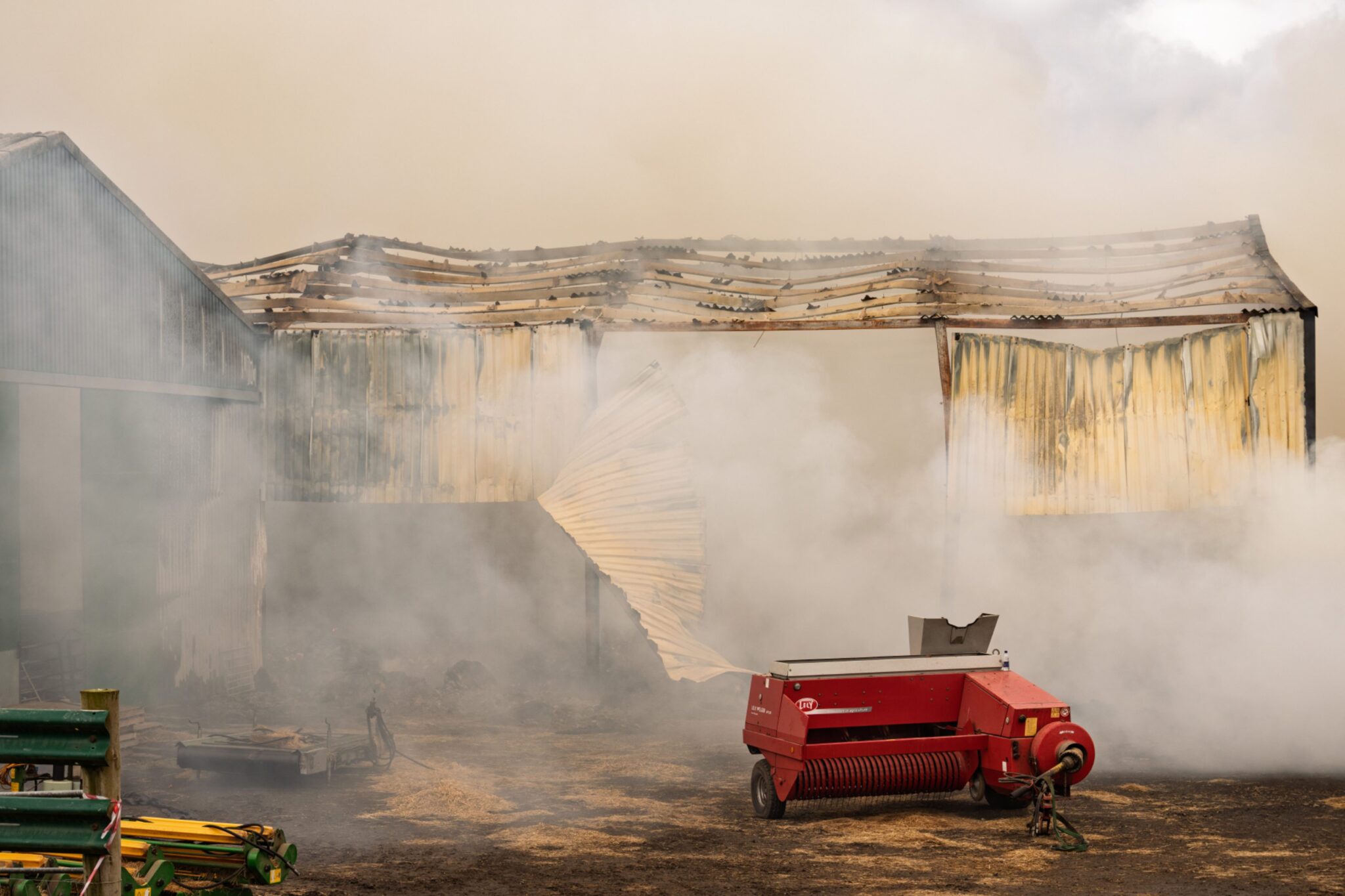 Pictures reveal aftermath of Fraserburgh farm fire