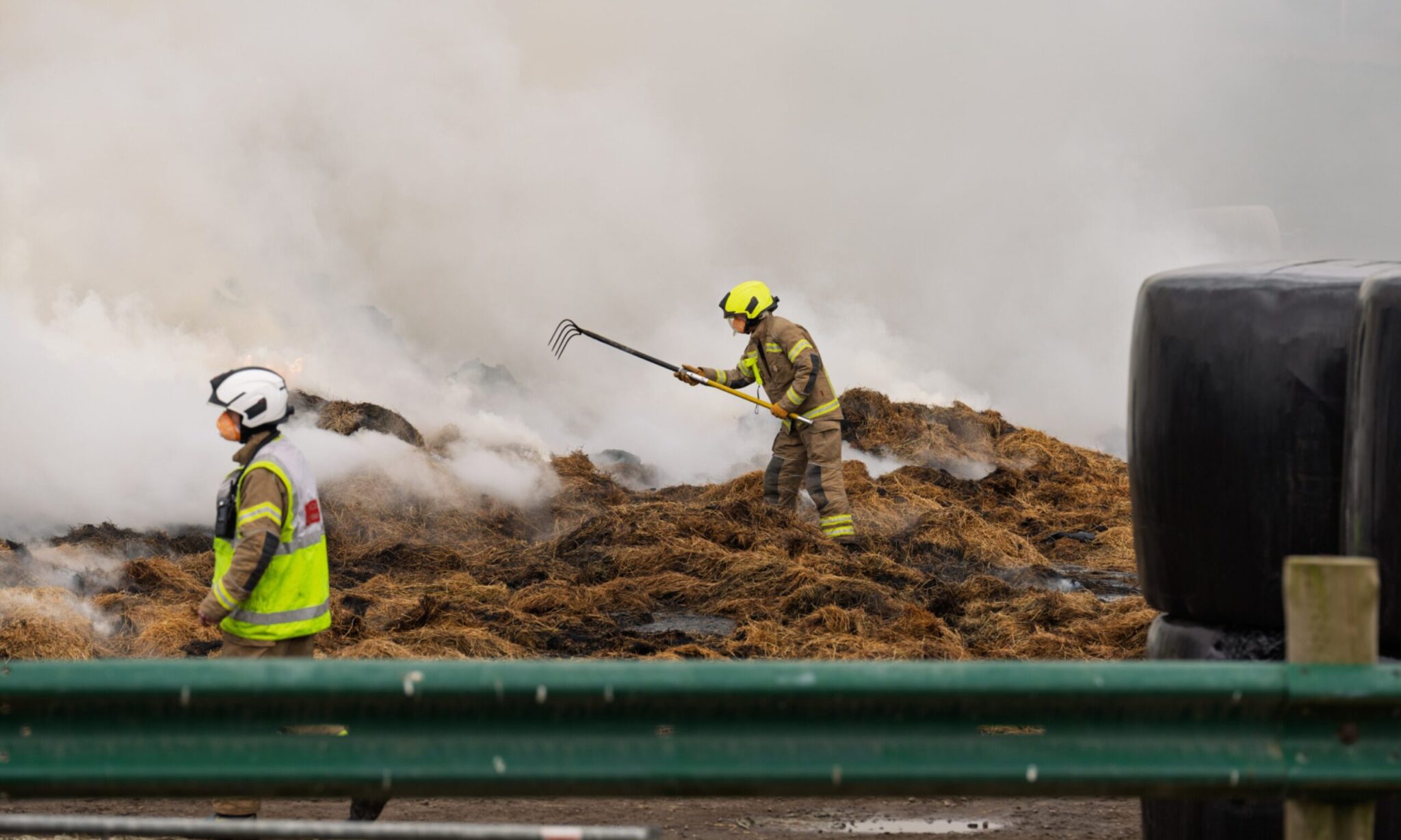 Pictures reveal aftermath of Fraserburgh farm fire