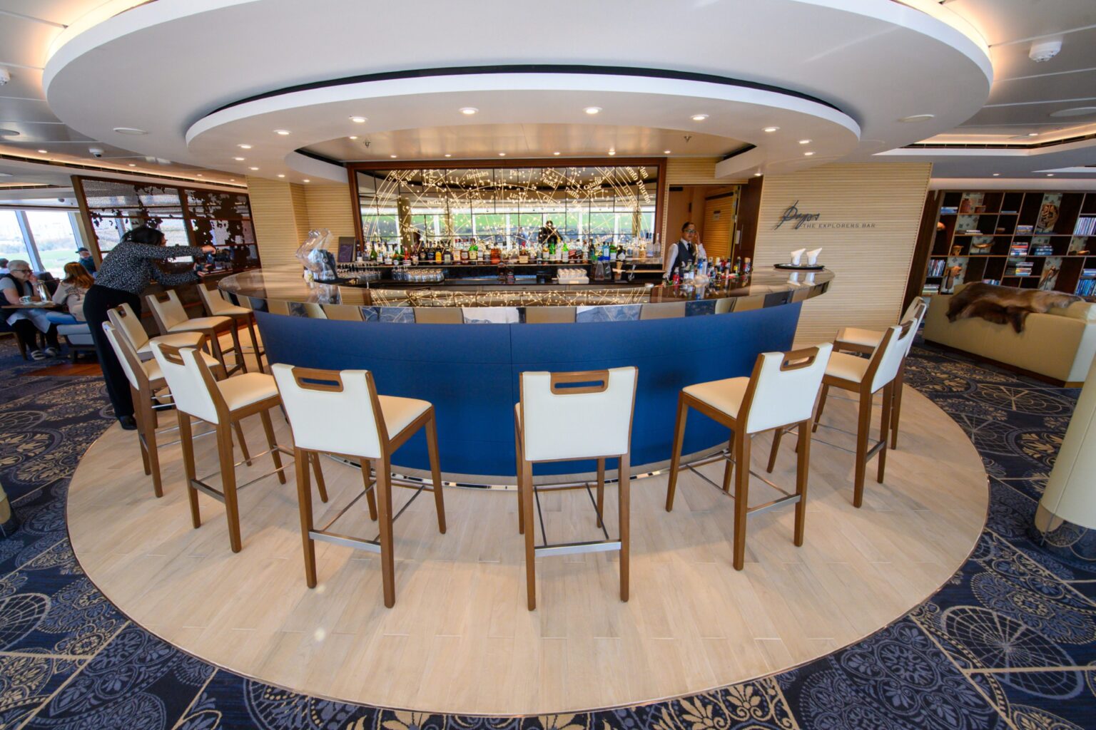 Sneak peek around Viking Vela cruise ship docked in Aberdeen