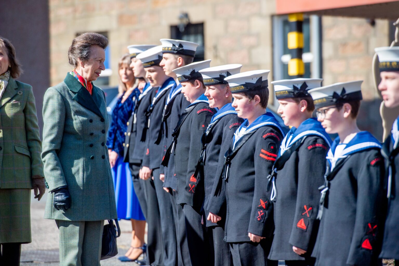 Princess Anne visits Peterhead Prison Museum