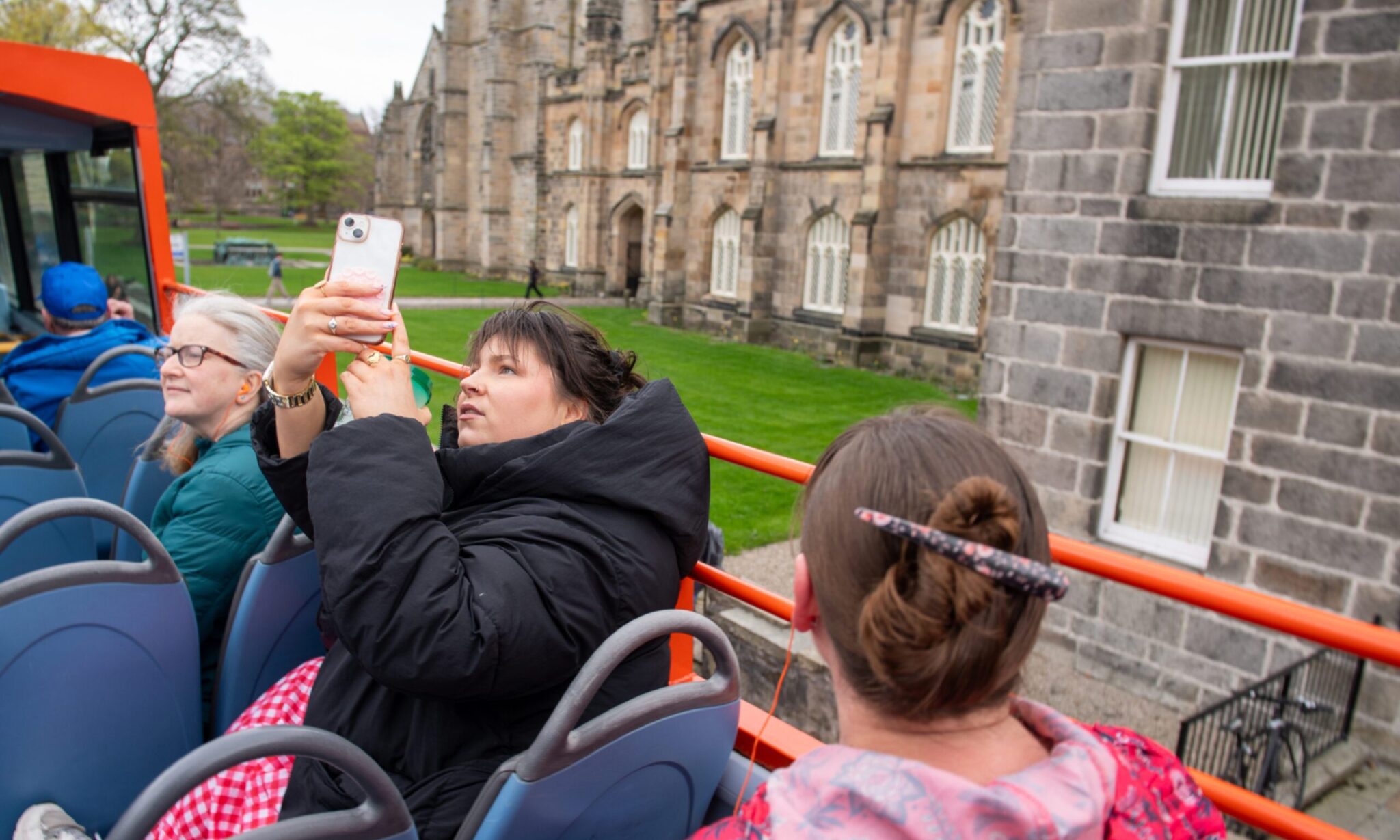 Aberdeen council bosses on making tour bus a success