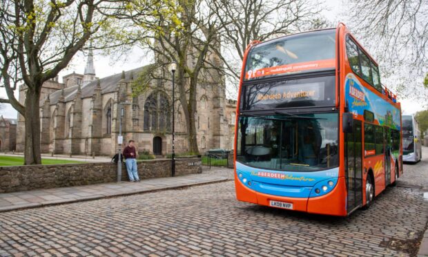 Sneak peek on new Aberdeen open-top tour bus