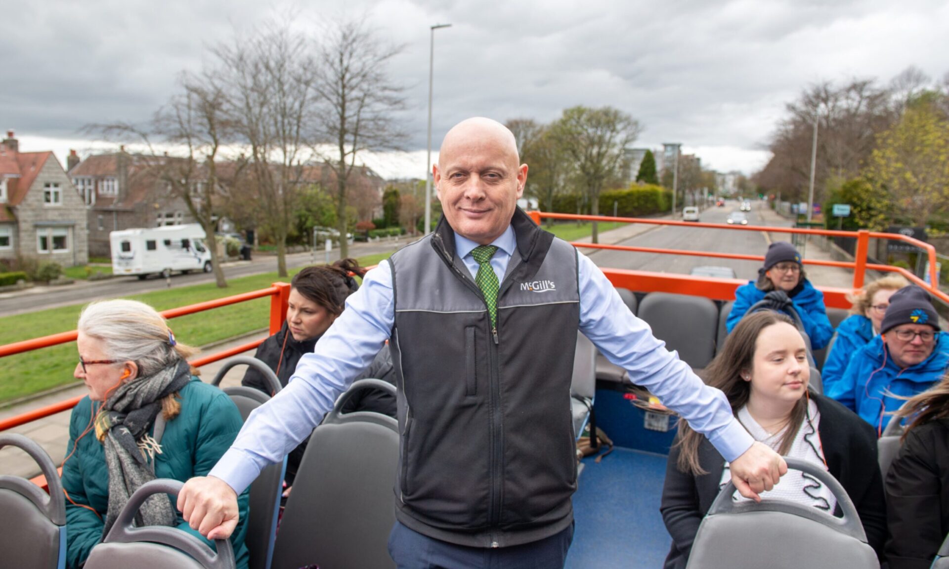 Sneak peek on new Aberdeen open-top tour bus