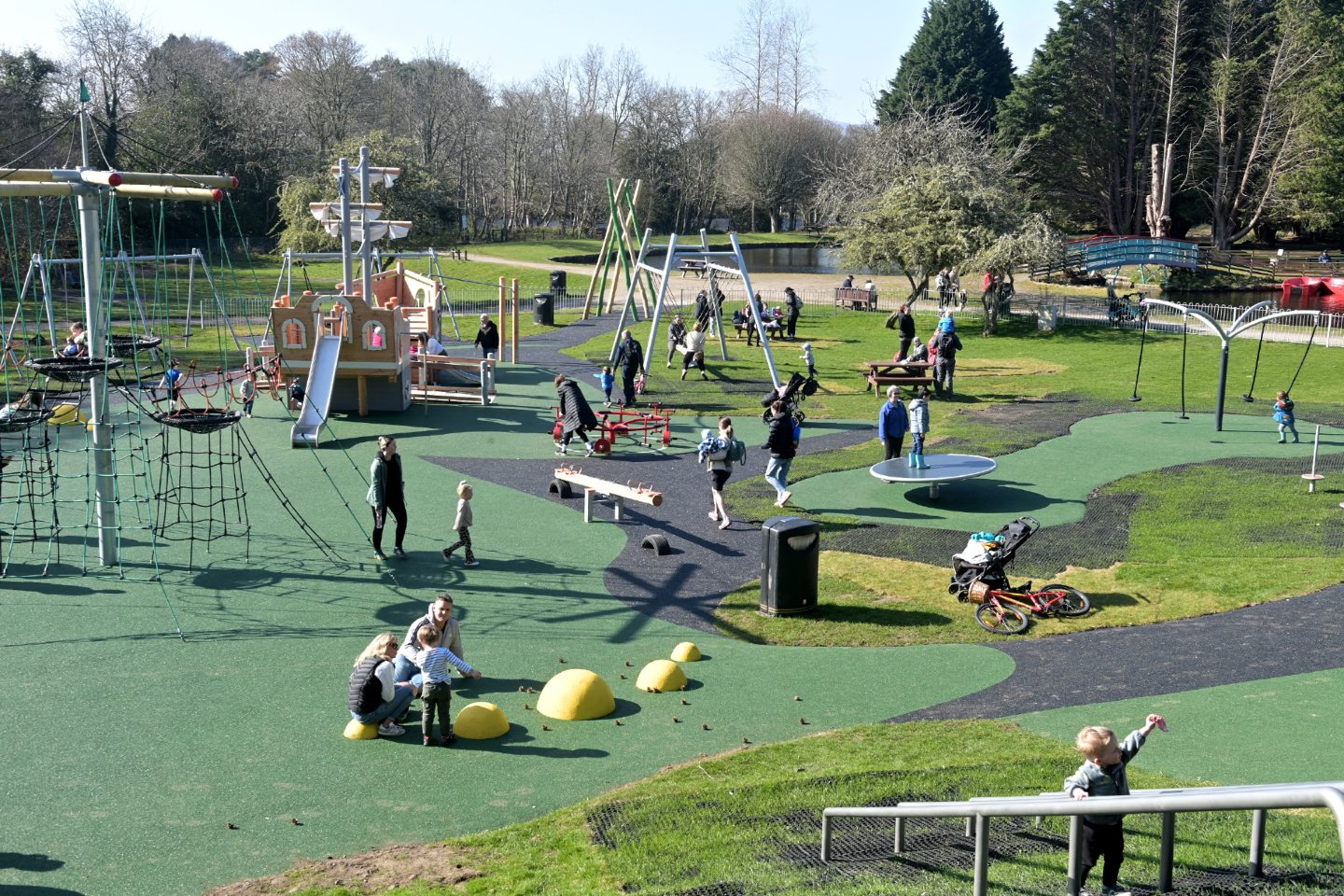 Pictures: Inverness kids enjoy Whin Park reopening after revamp