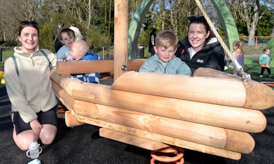 Pictures: Inverness kids enjoy Whin Park reopening after revamp
