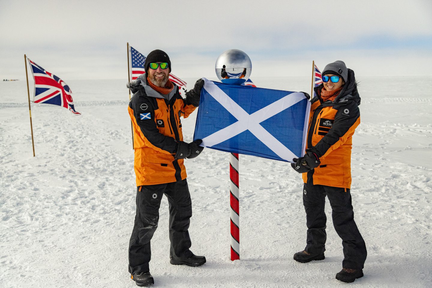 Chris and Julie Ramsey: Aberdeen couple's polar EV world records