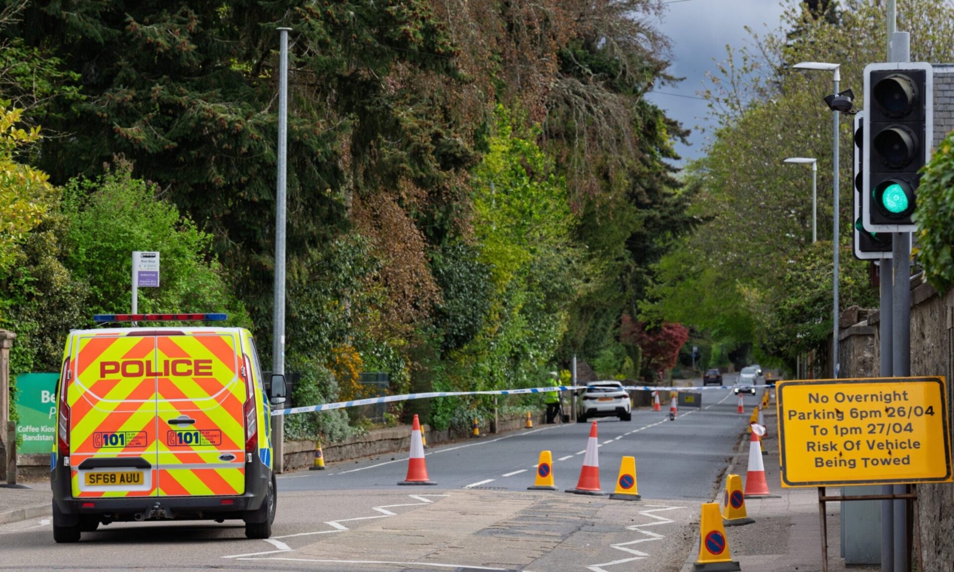 Crash on Inverness street closes road
