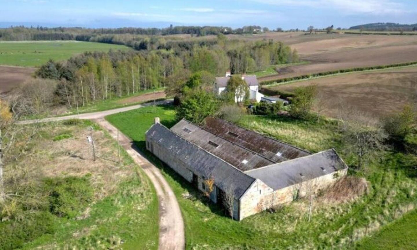 Former Moray steading with plans for two homes up for auction