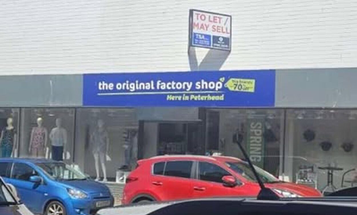 The Original Factory Shop Peterhead to close at end of June