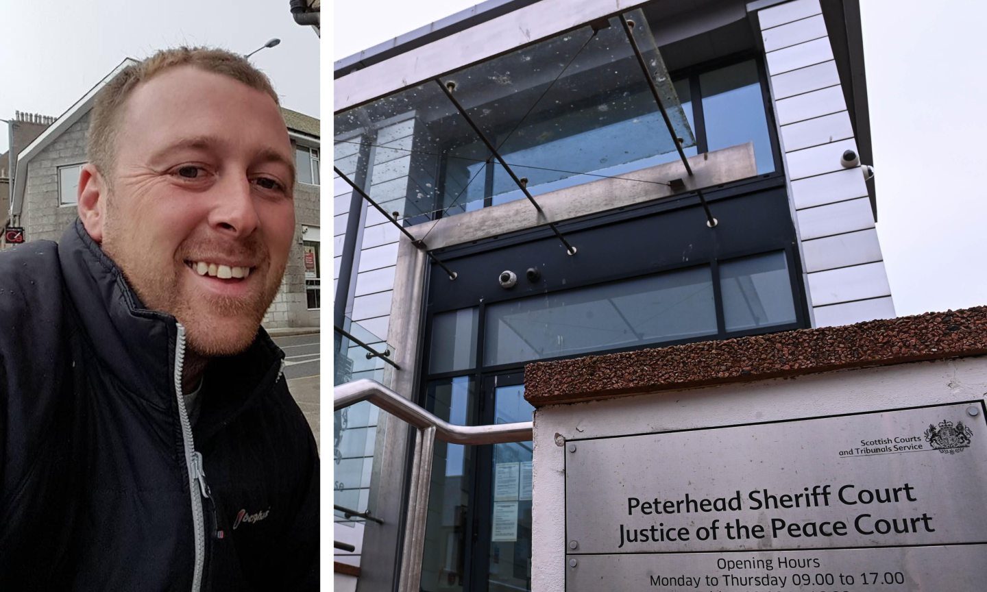 Peterhead man fined after getting 'set off' over child's shoes