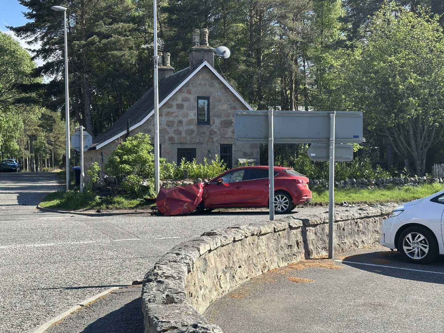 Man reported following A93 bus crash at Dinnet