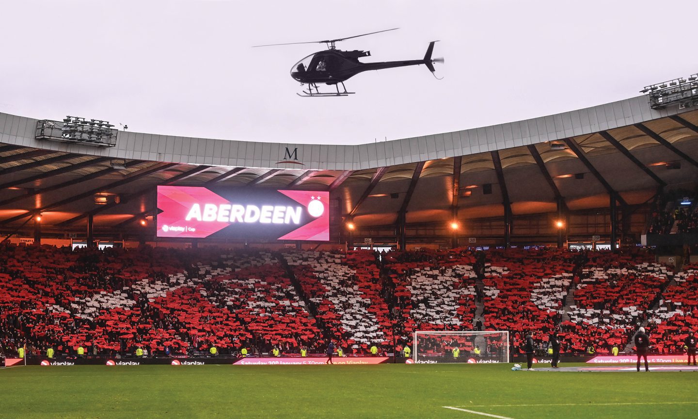 Aberdeen FC: Would you charter a helicopter to Dons' cup final?