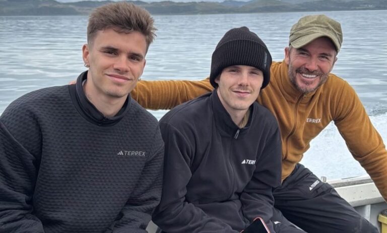 David Beckham celebrates 50th birthday with remote trip to Scarba