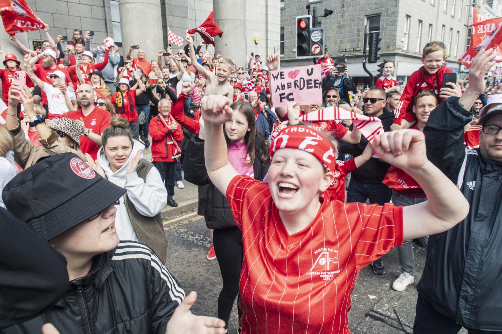 GALLERY: Thousands line Aberdeen streets for cup win parade