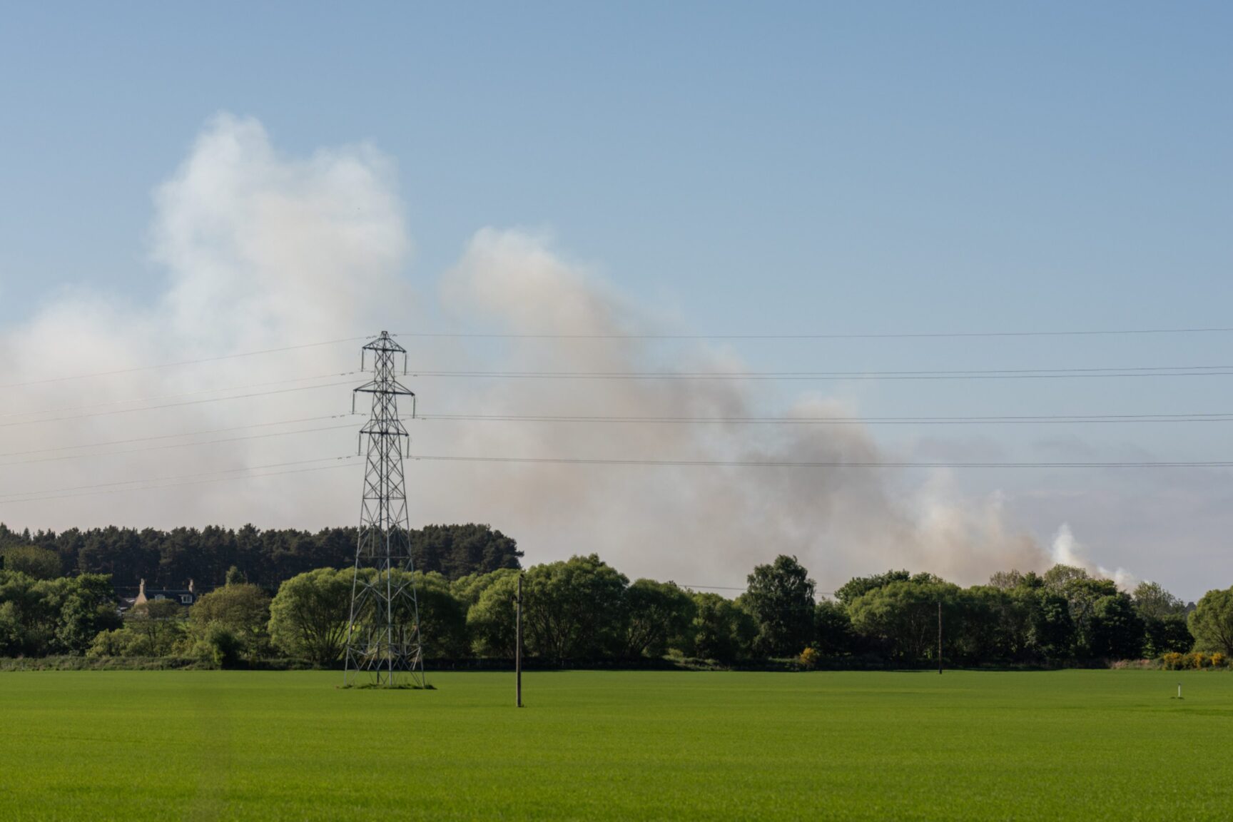 Battle to contain 100-acre fire at Culbin Fores enters third day