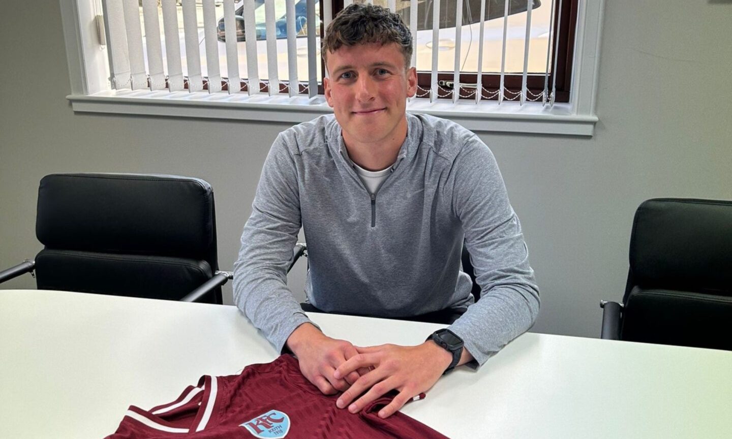 Craig Ewen looking for goals from Keith's new boy Lee McAllister