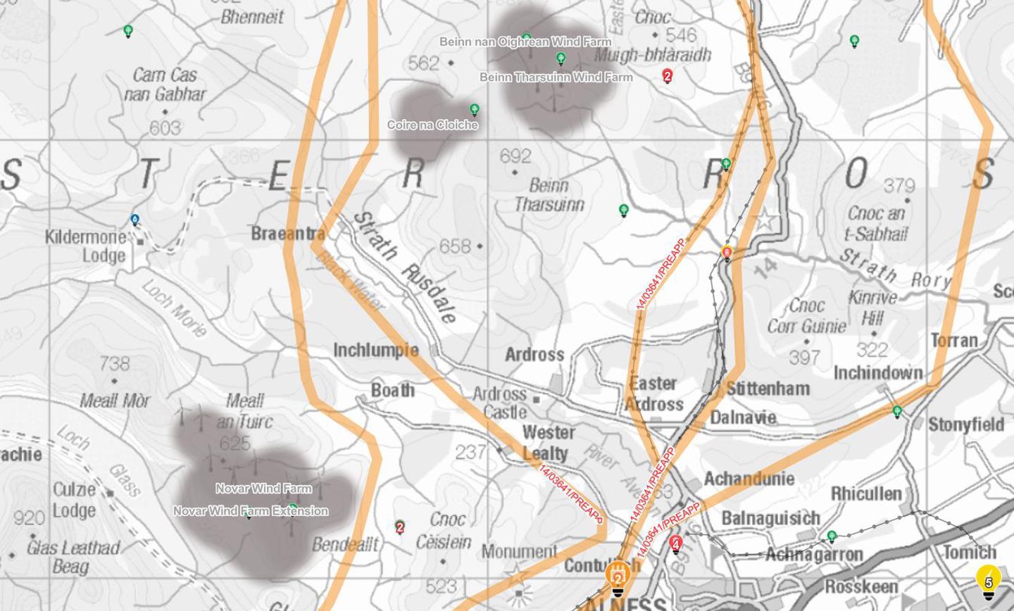 Highland Renewable Map: 'Projects to take bonnie out of Scotland'
