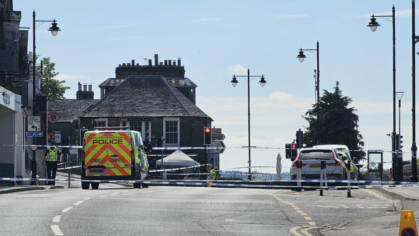 Cyclist taken to hospital after Inverness city centre crash