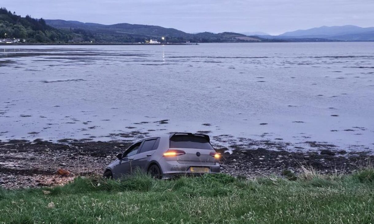 Investigation launched after car crash near Inverness shoreline