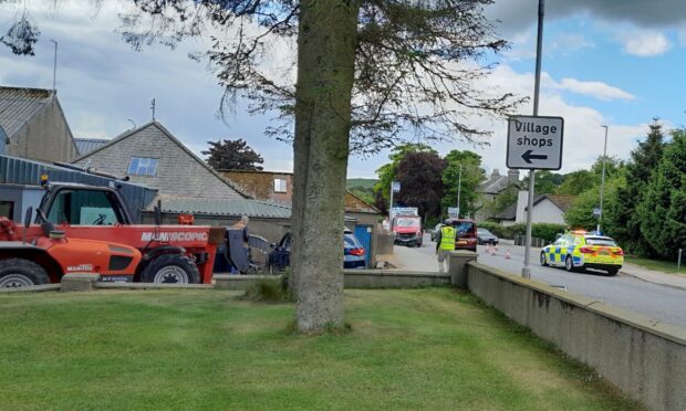 Man arrested after two-vehicle crash in Rothienorman
