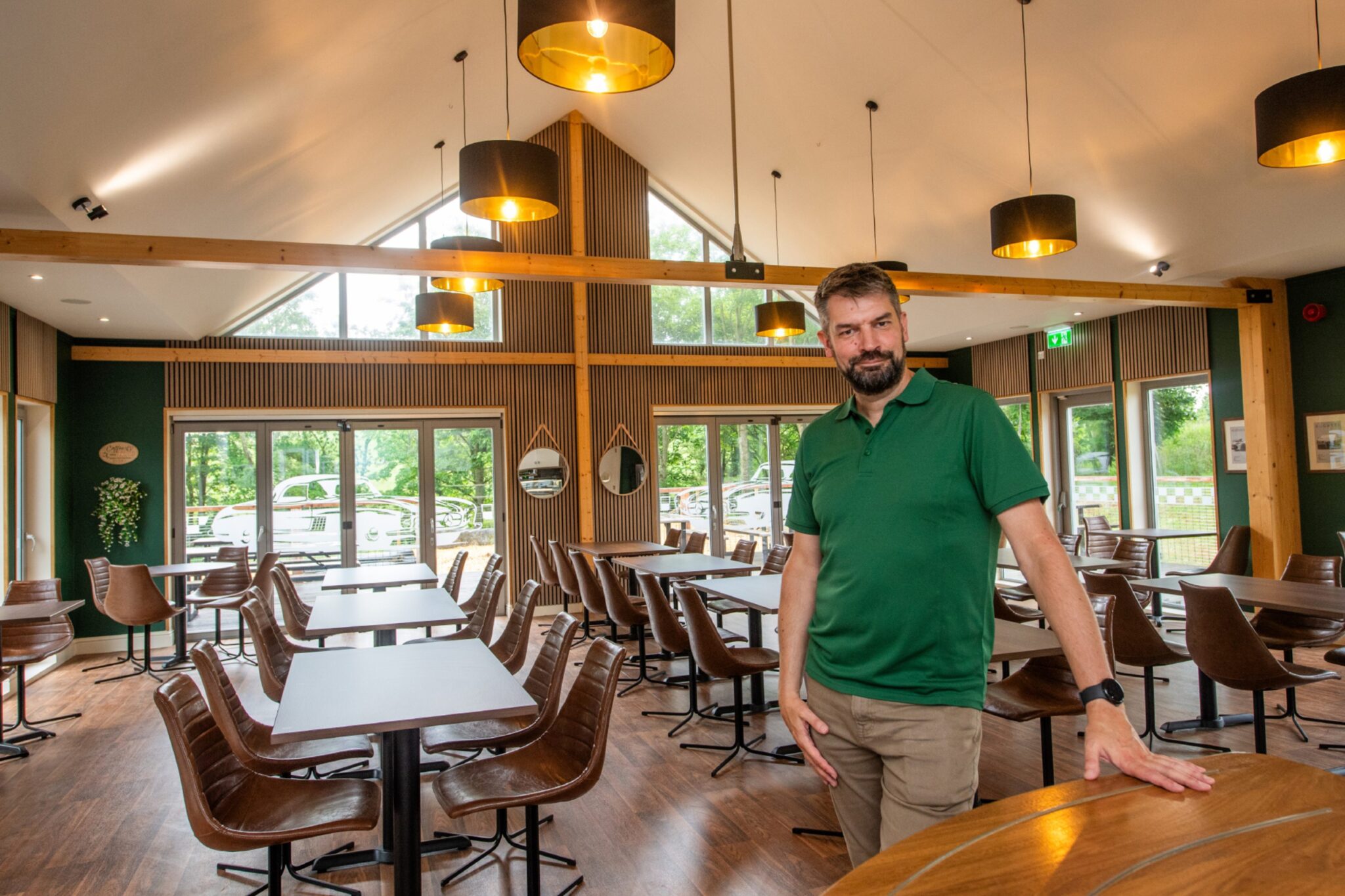 The Drive at Haddo: New car café near Methlick nears completion