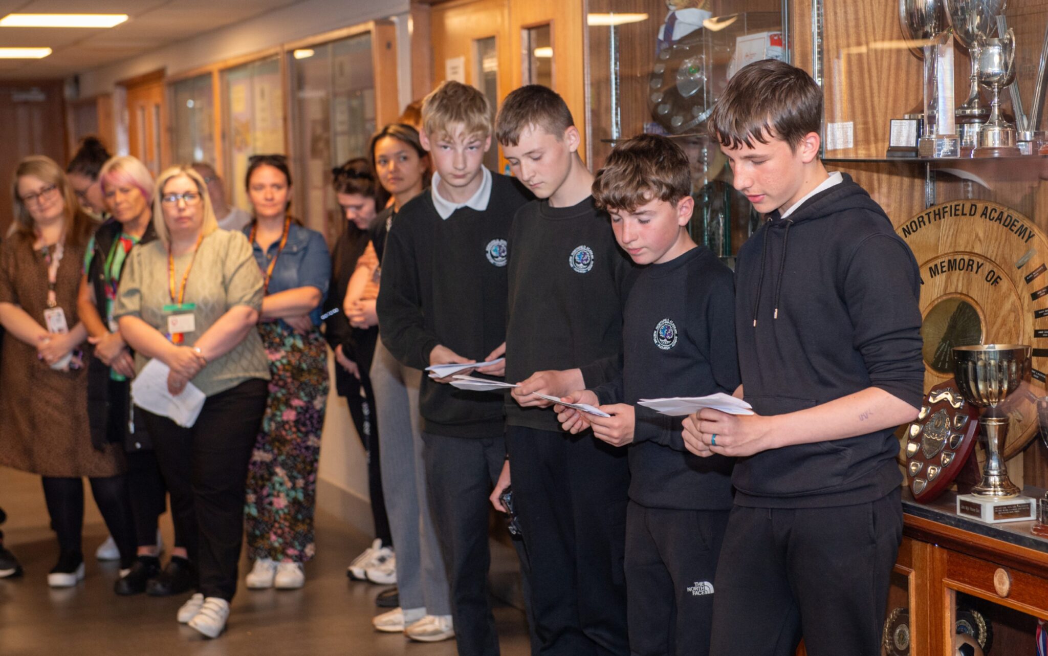 Northfield Academy honour late soldier Allan Douglas with plaque