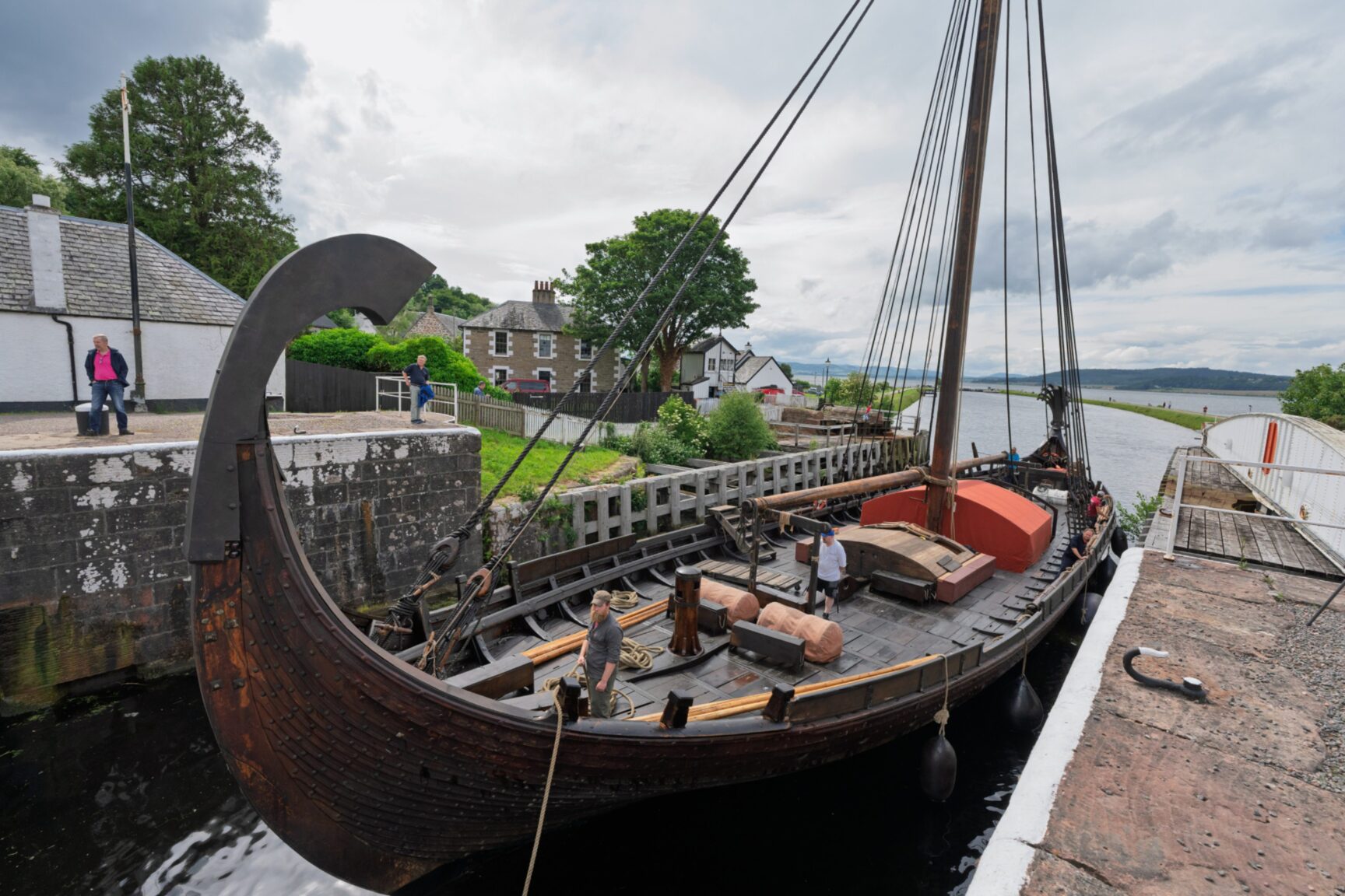 The Odyssey: World's largest Viking ship spotted in Inverness