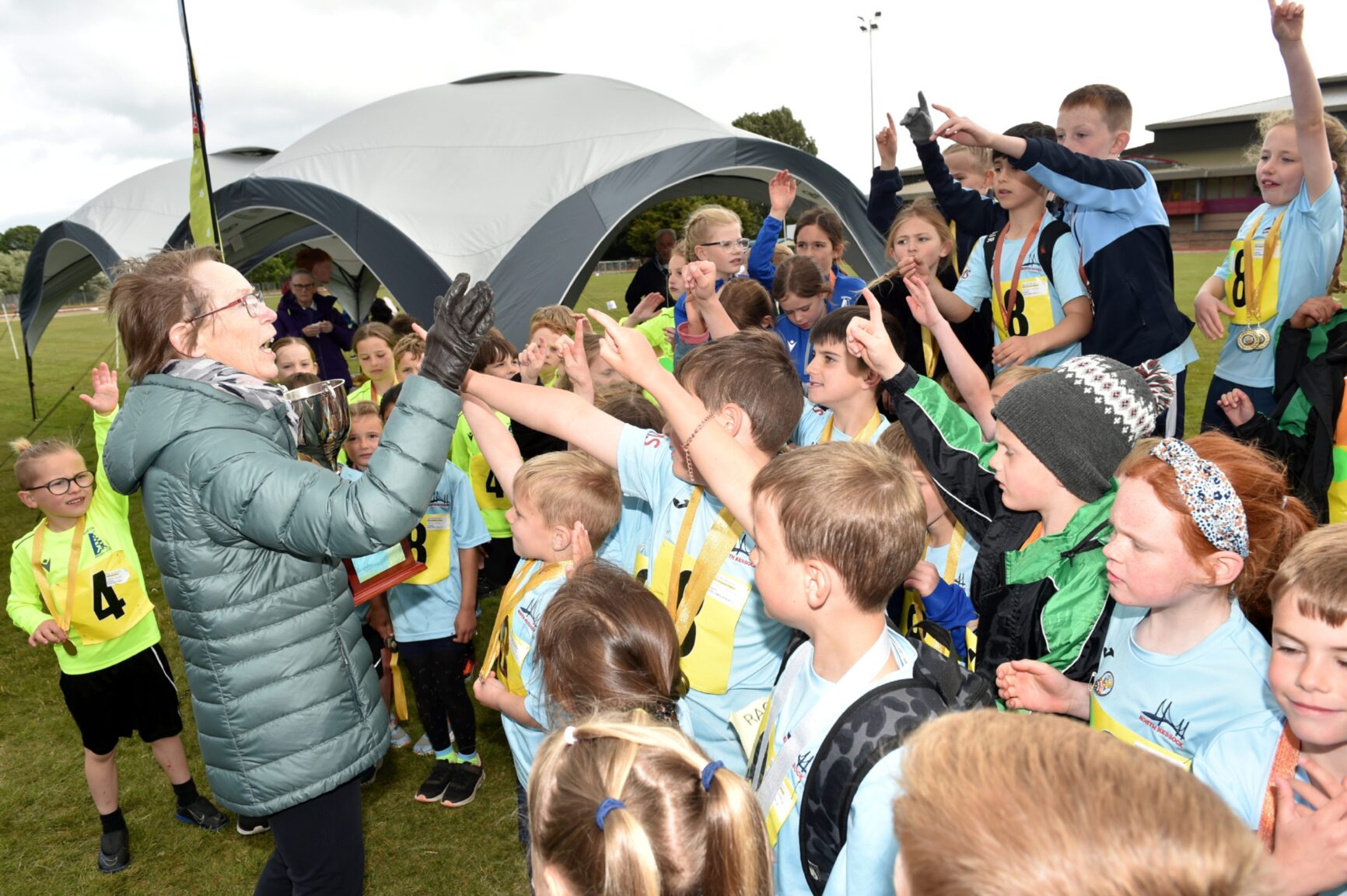 Gallery: Inverness and Ross-shire primary pupils in Baillie Cup