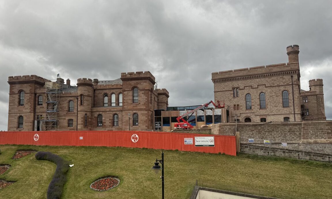 Inverness Castle: Afternoon tea, cocktails and bistro revealed