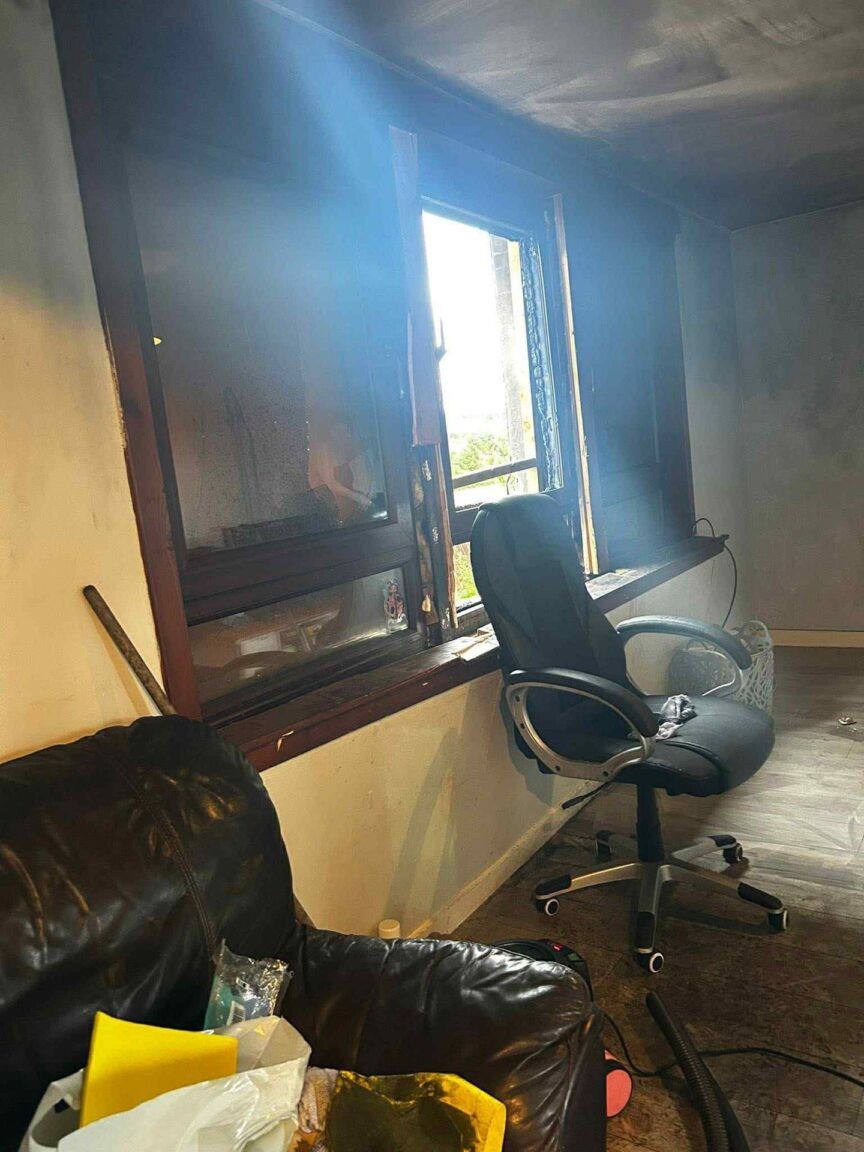 Emotional Turriff family thank those who helped after house fire