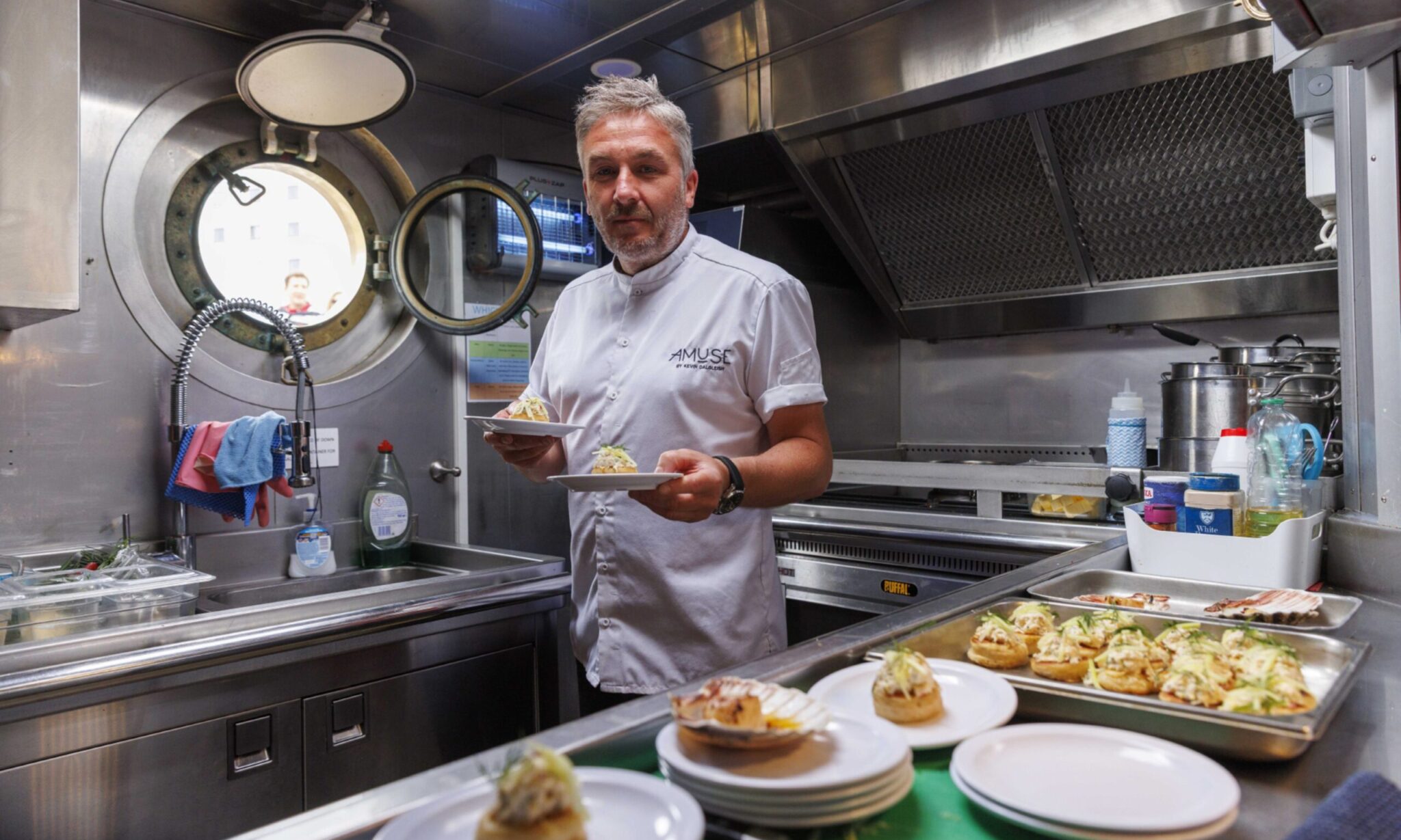 Tall Ships sea cadets team up with top Aberdeen chef