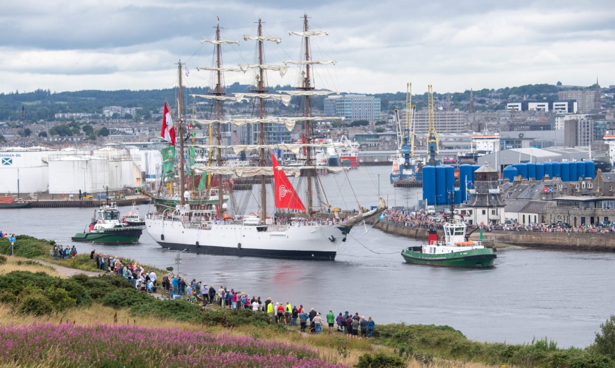 Shiprow Tall Ships boom was 'busiest area has been for decades'
