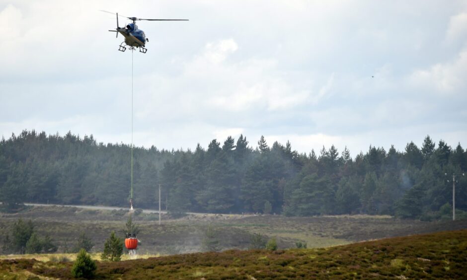 A940 road in Moray reopens following wildfire