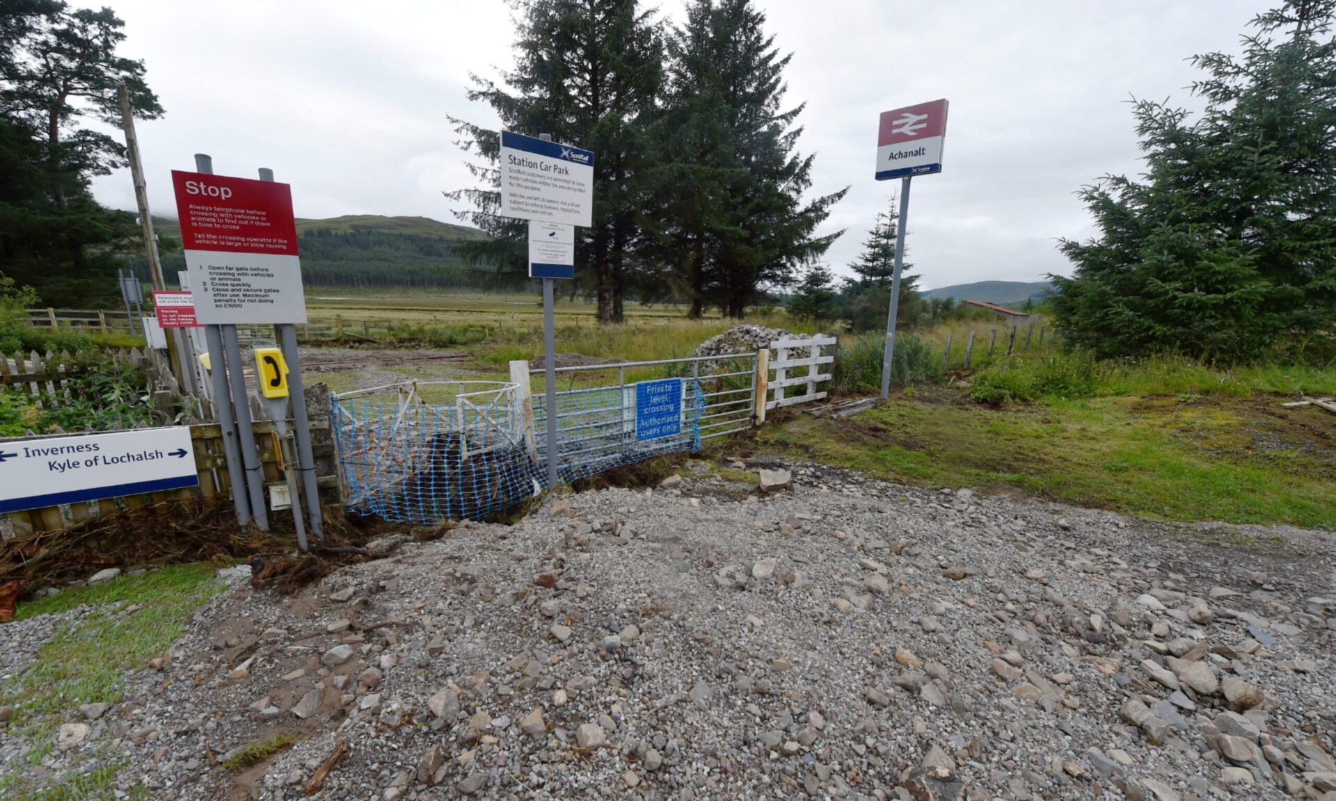 Debris cleared from Highland railway line after severe flooding