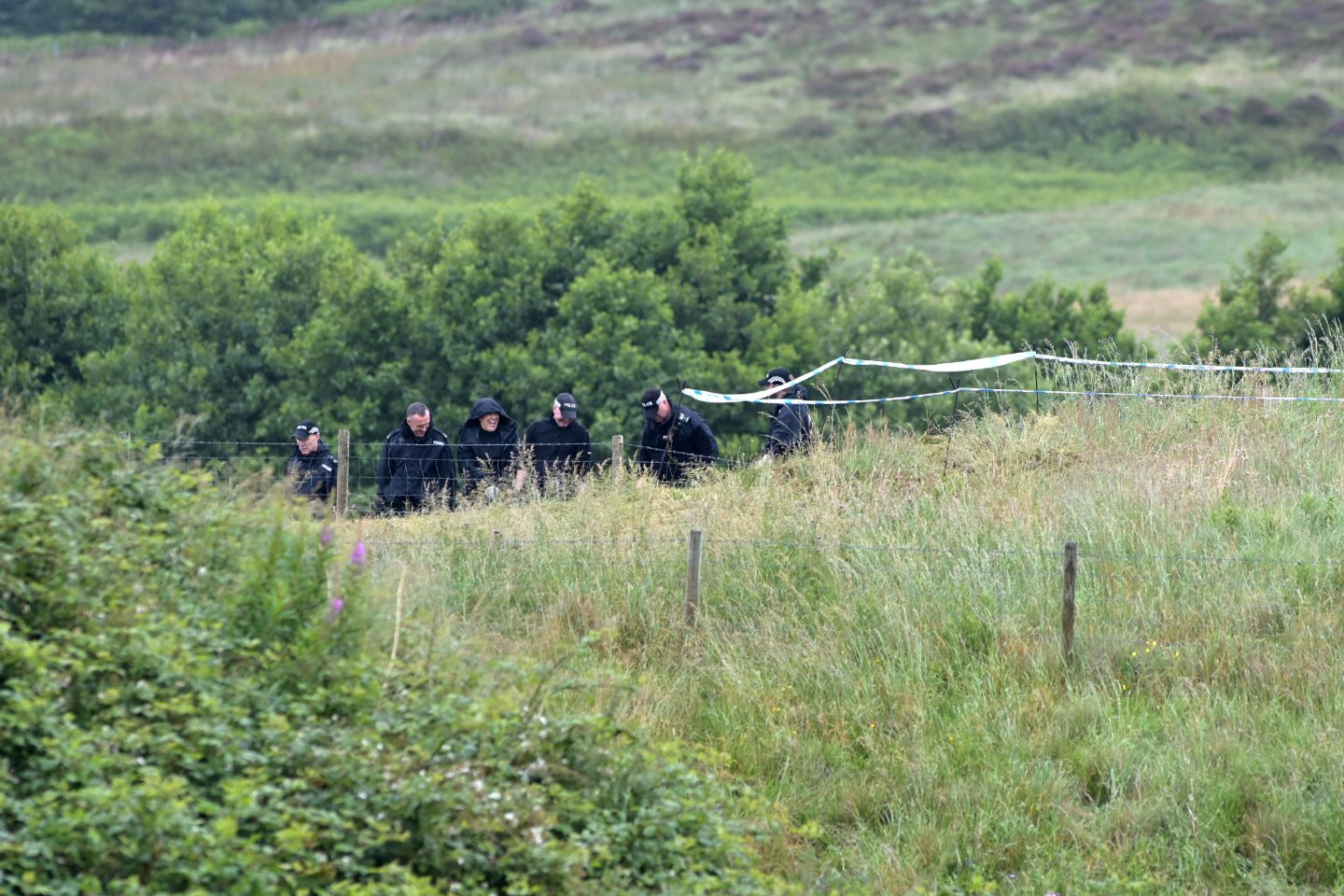 Sniffer dogs used in Oban search for gangland murder weapon